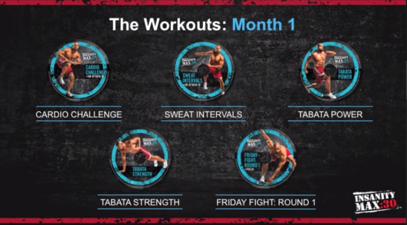 Insanity Max 30 - month 1 progress update