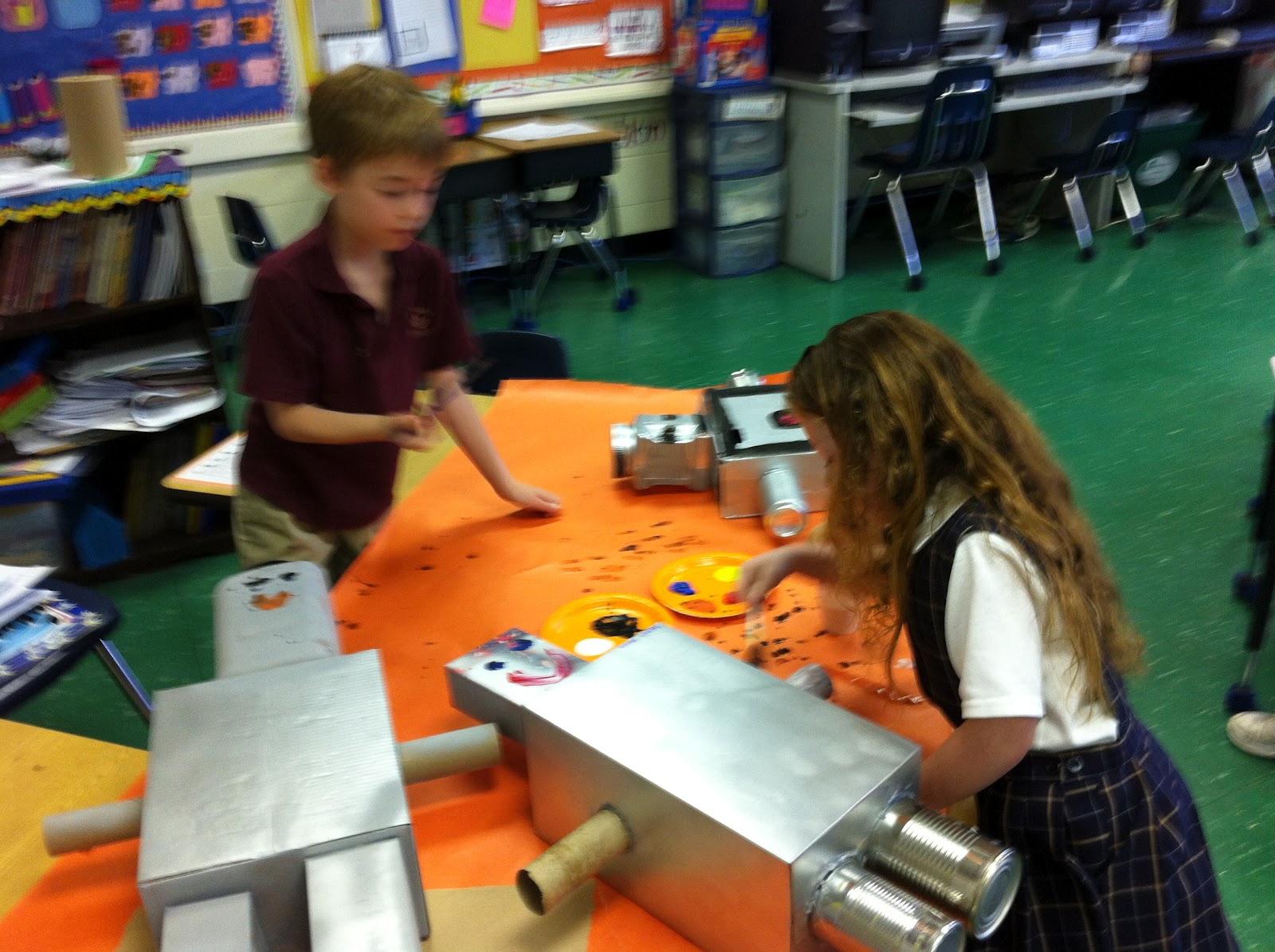 1st Grade in Wilmington: Robot Project