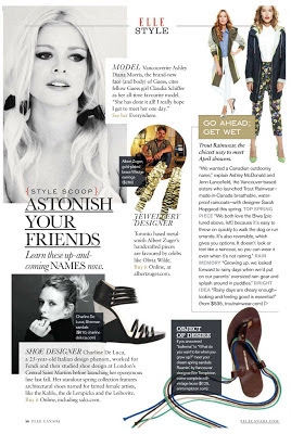RAW information group: ELLE CANADA / APRIL 2013 / PROFILE ON JEWELER ...