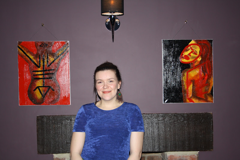 Laura Feltham... Art Reflects Life: Our show at the Seven Bar