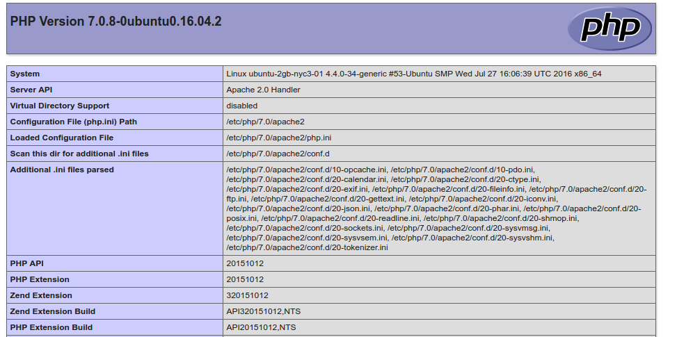 Install Apache, MySQL, dan PHP di Ubuntu Server 16.04 LTS Install Apache, MySQL, dan PHP di Ubuntu Server 16.04 LTS