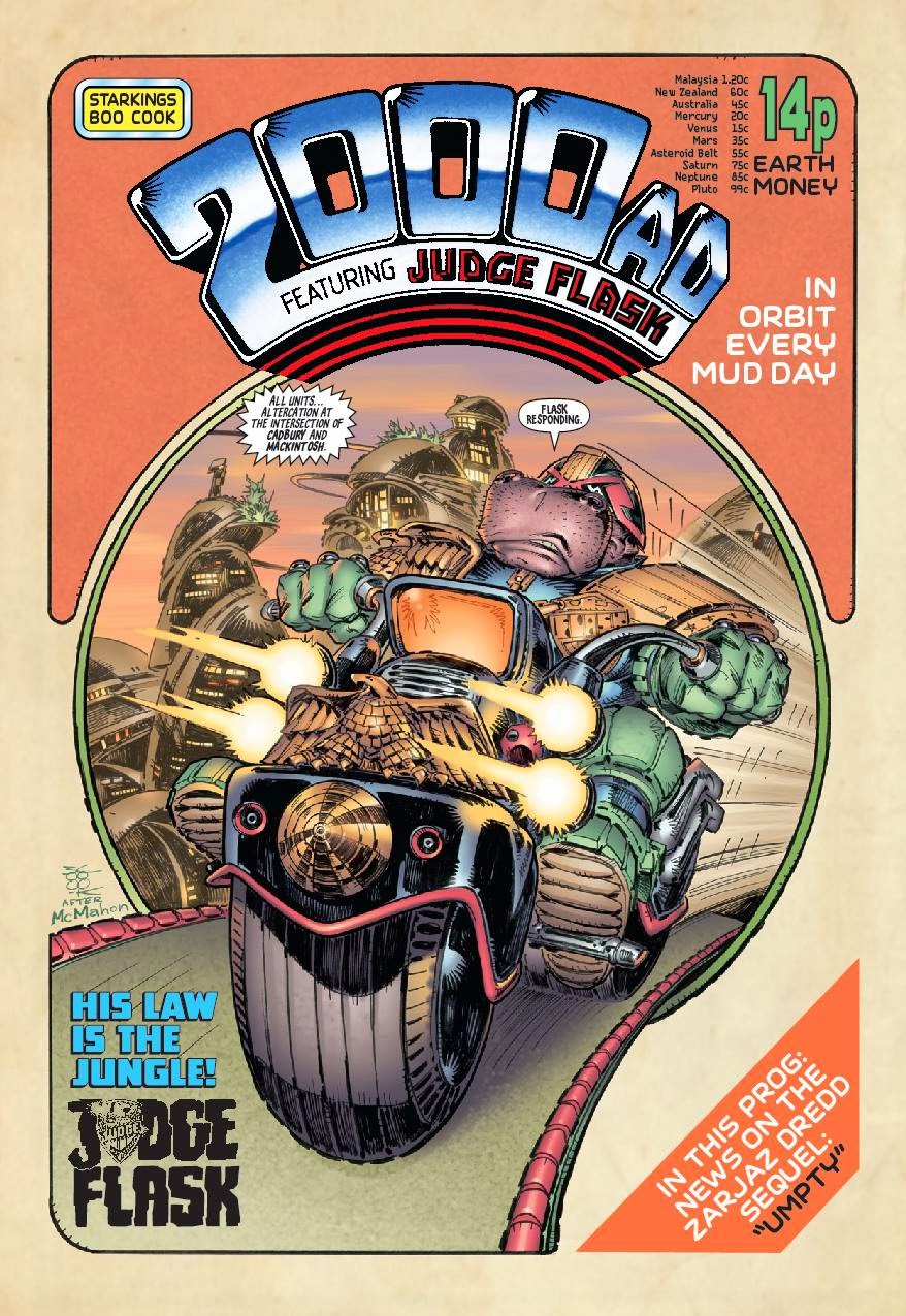 2000AD Covers Uncovered: Boo Cook - Flaskback!