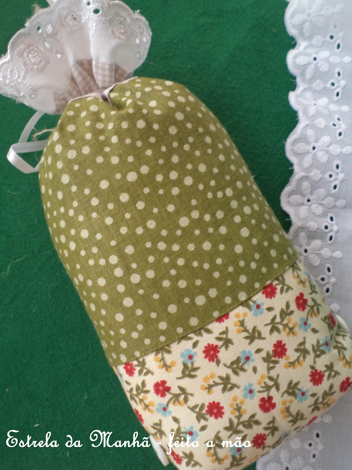 Estrela da Manhã: Tutorial: Sachê com papel paraná