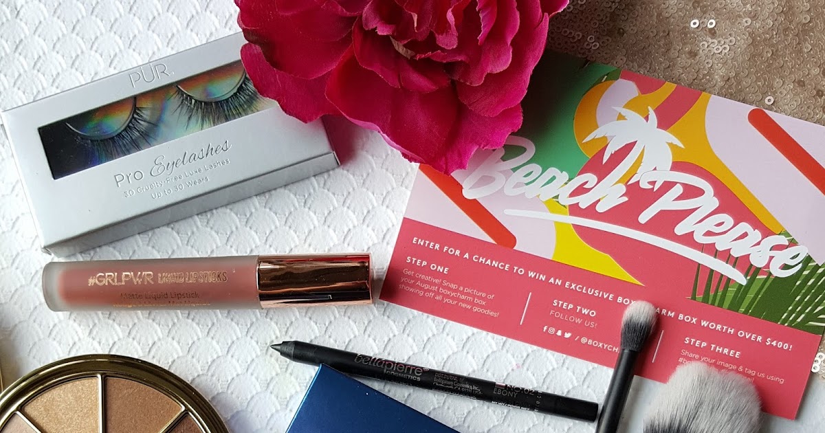 August 2017 Boxycharm - Unboxing, Review, Swatches and Makeup Try-on ...