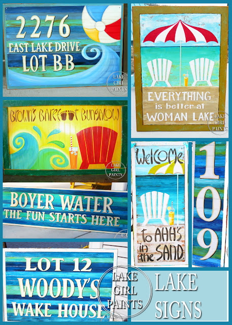 Lake Girl Paints: Custom Signs