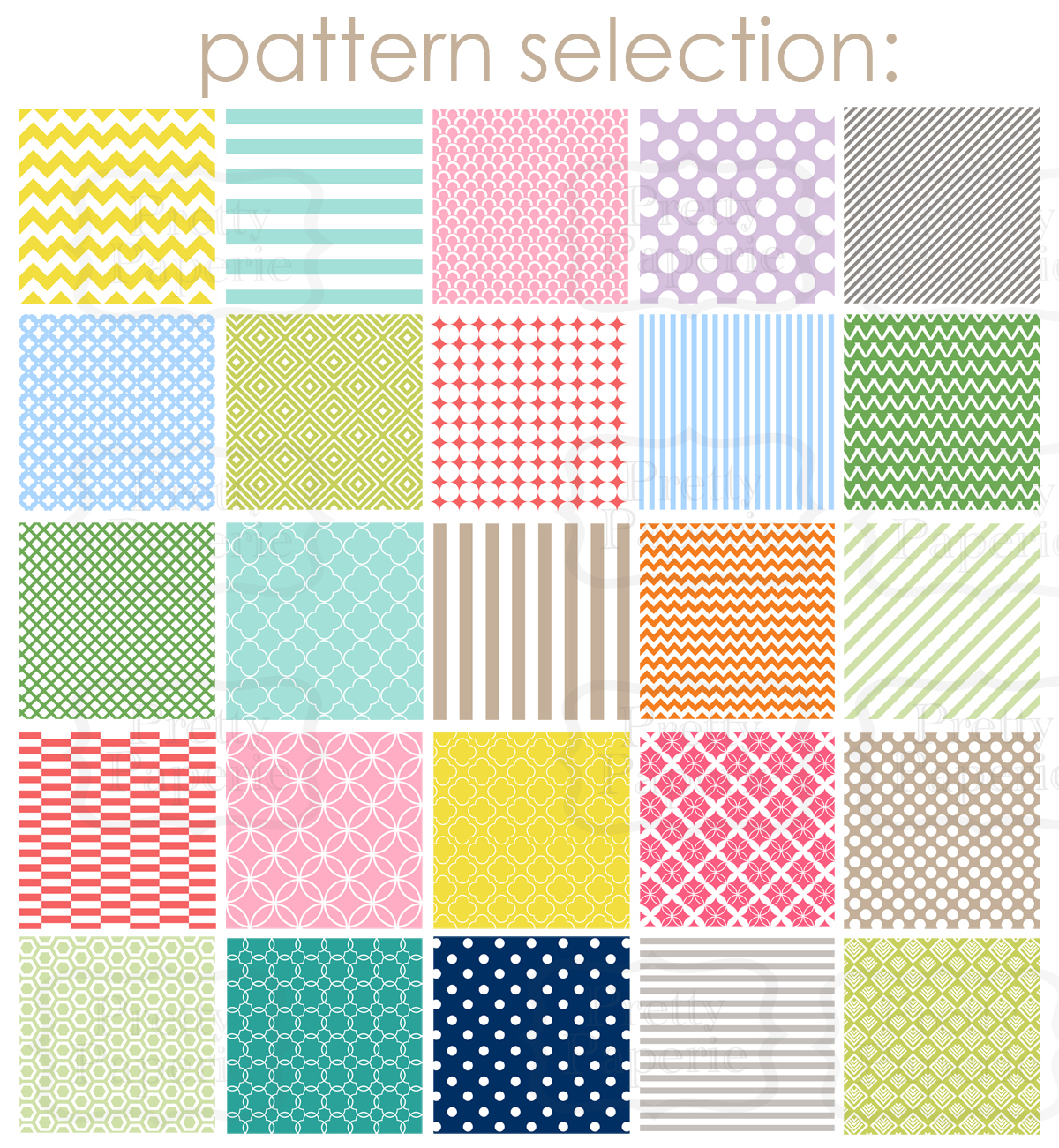 Favorite New Patterns for Party Printables – At Home With Natalie