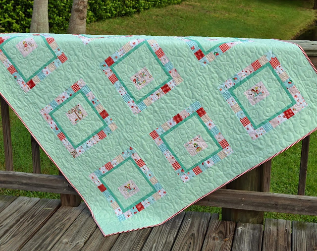 Quilt Story: Patchwork Frames Quilt from The Sewing Chick