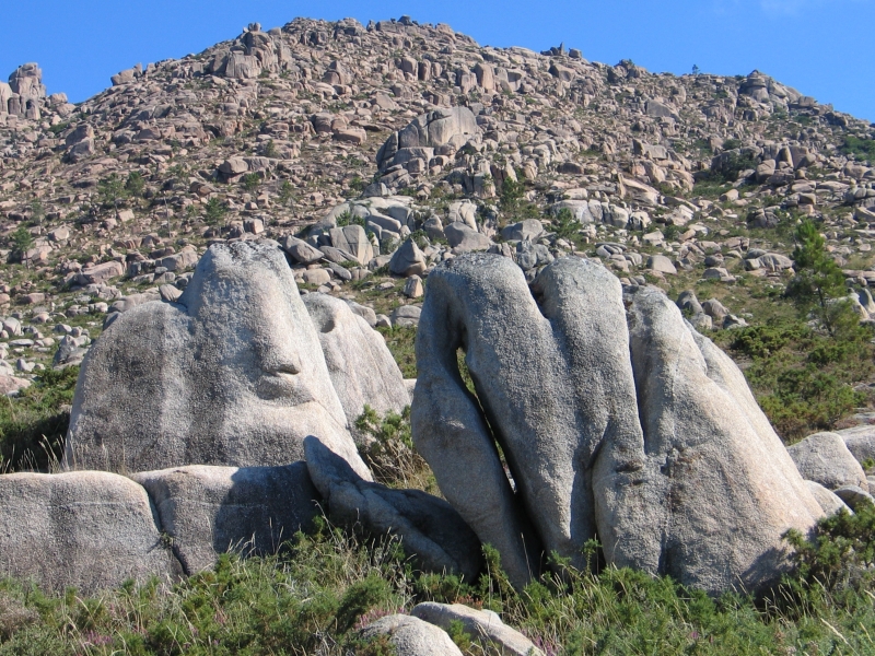 Paisajes y Rutas. Carnota y el Monte Pindo.Ézaro: Monte Pindo.