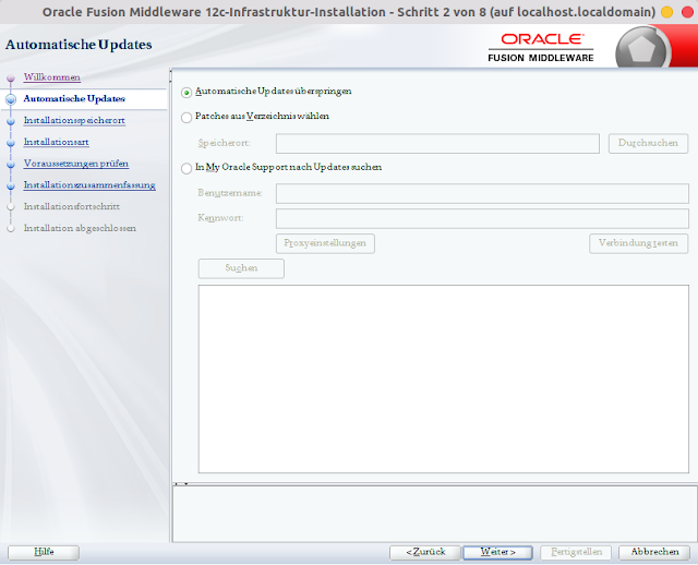 Run Like Hell Oracle Soa Suite Installing The Fusion Middleware Infrastructure