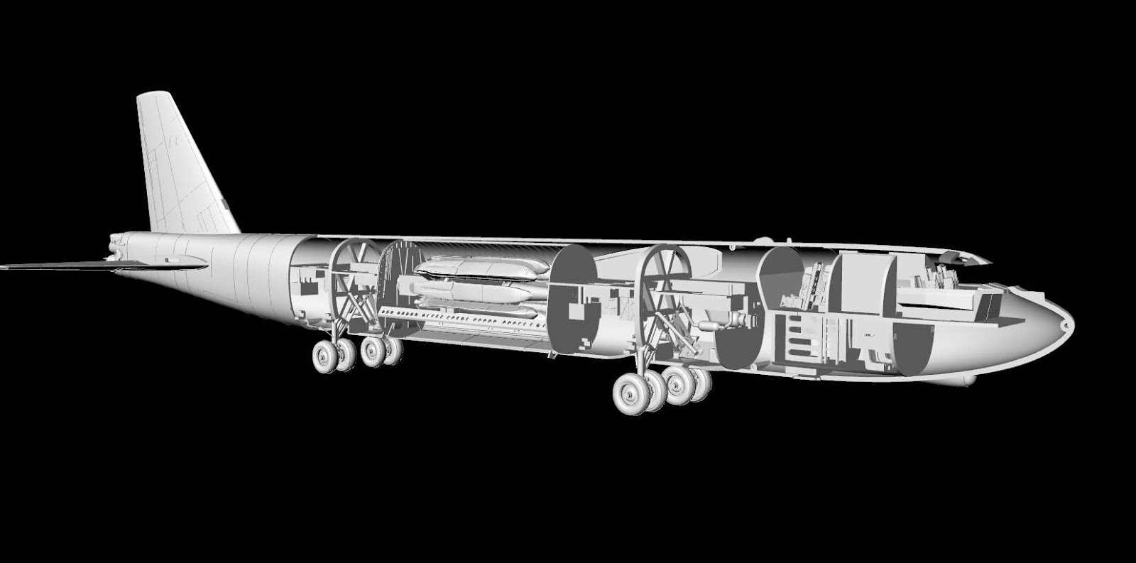 1/72 - B-52H Stratofortress by Modelcollect - B-52G released, B-52D ...