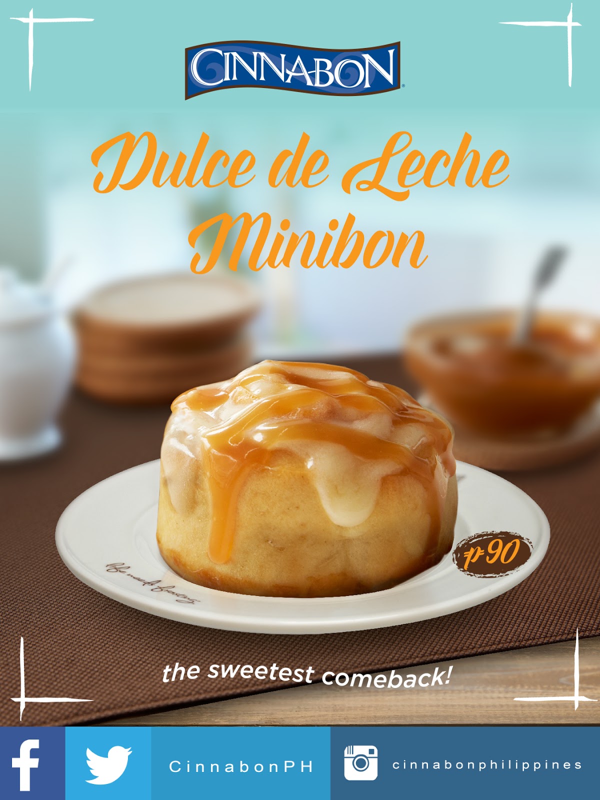 MWAH's Tummy: Cinnabon Dulce de Leche Minibon: A bite into sweet bliss