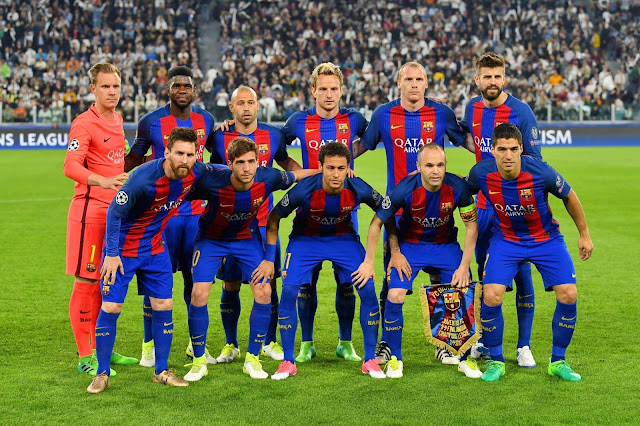 EQUIPOS DE FÚTBOL: BARCELONA 2015-2017