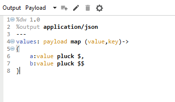 pluck operator in Dataweave in Mule - goformule