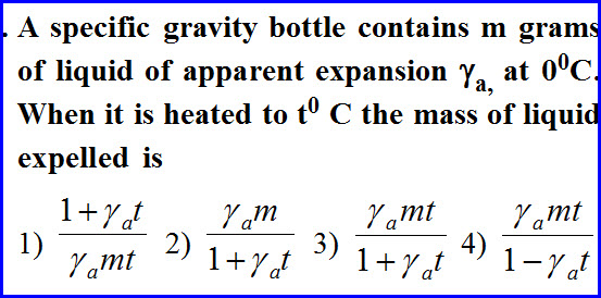 Expansion of Liquids Problems with Solutions | IIT JEE and NEET Physics