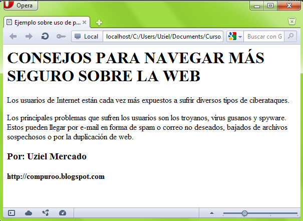 Aprendiendo HTML con ZetLaX: 6. Cap. 2: Títulos en HTML