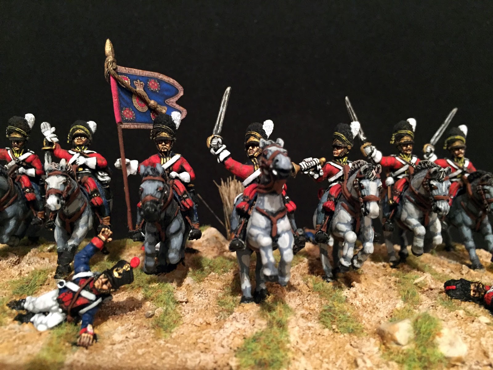 The Queens Shilling : 28mm Napoleonic - Royal Scots Greys - Waterloo 1815