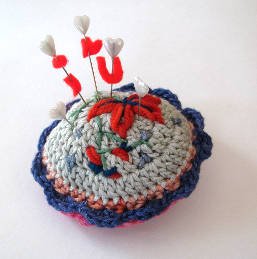 elsbeth eksteen: crochet pin cushions