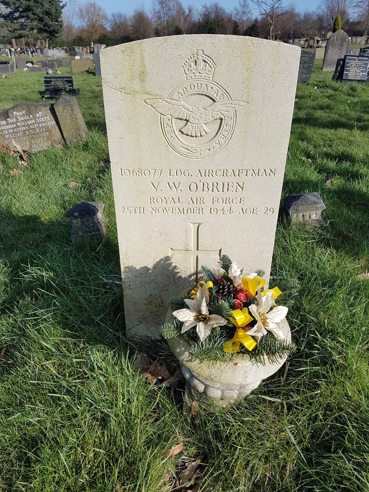 War Graves and Memorials: Stockport Cemetery and Crematorium.