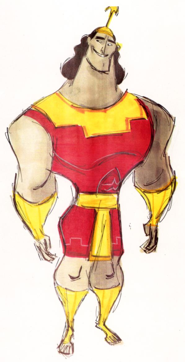 Living Lines Library: The Emperor's New Groove (2000) - Character Design