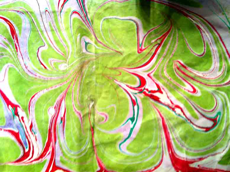 LINDA KITTMER'S FIBRE ART, PHOTOGRAPHY & JOURNALLING: Marbling Fabric