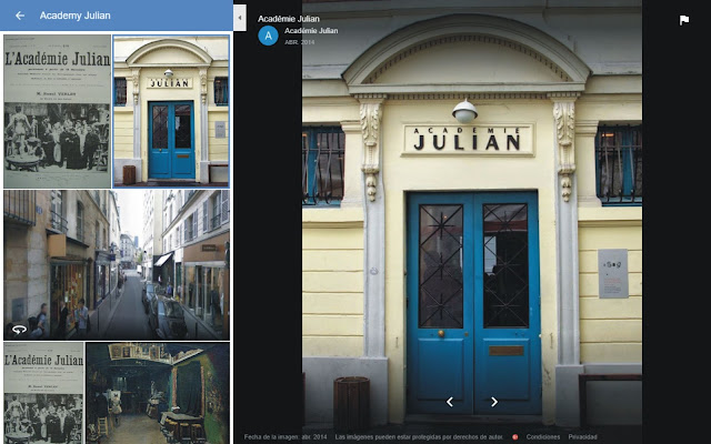 A cenar, Tony Robert-Fleury y Rodolphe Julian.