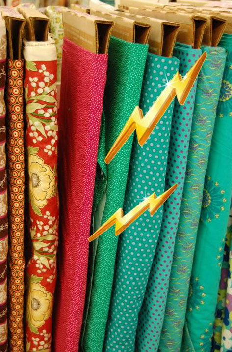 Craftzies: Fabric Bolts! Fabric Bolts!