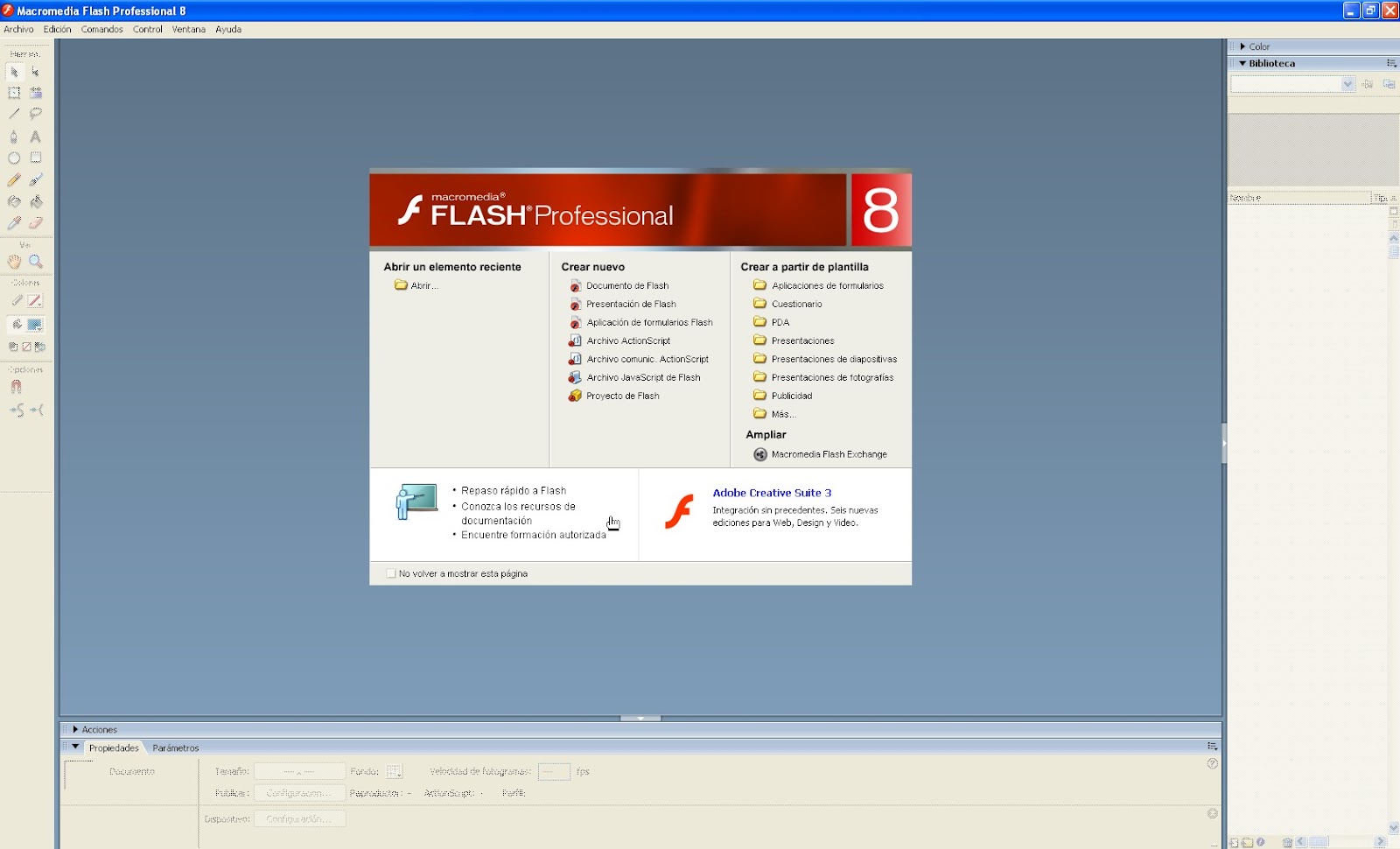 ActionScript para Flash: Cronología