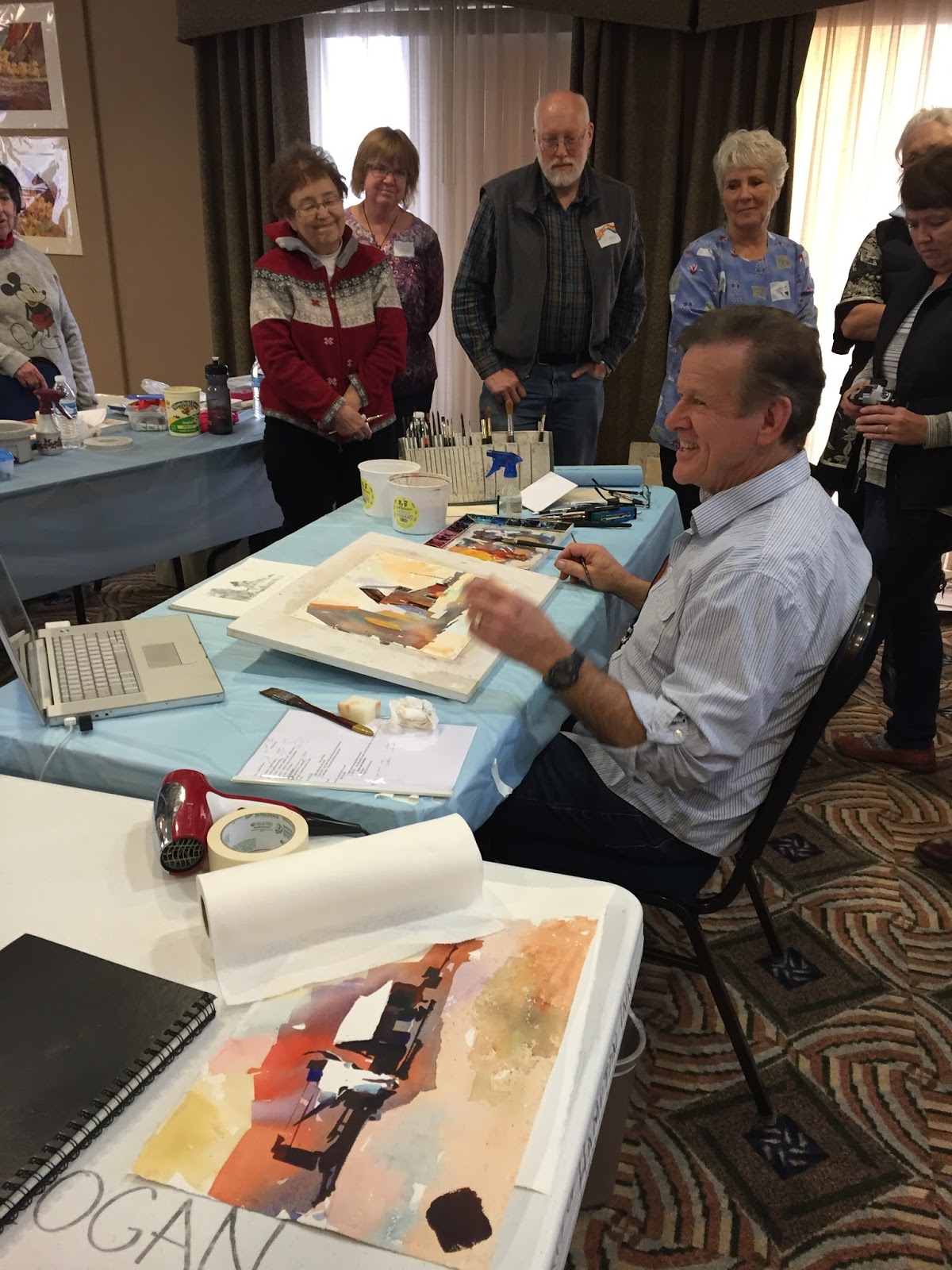 Utah Watercolor Society-Cache Valley Chapter: Carl Purcell Workshop ...