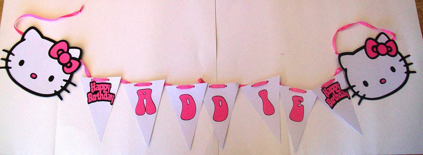 Hello Kitty Name Banner