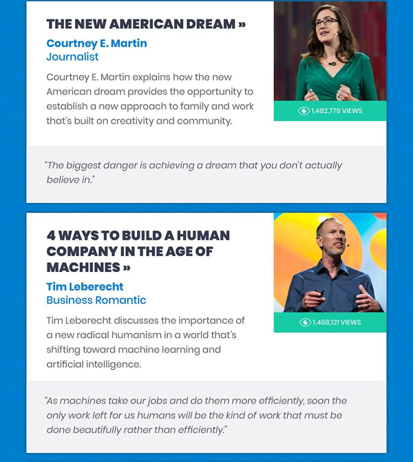 MINIBOSS BUSINESS SCHOOL (UNITED KINGDOM): 17 Inspirational TED Talks ...