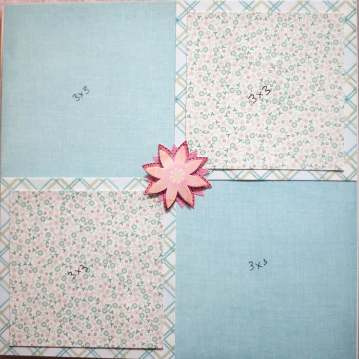 Scrapper Kate: 4 Square Template