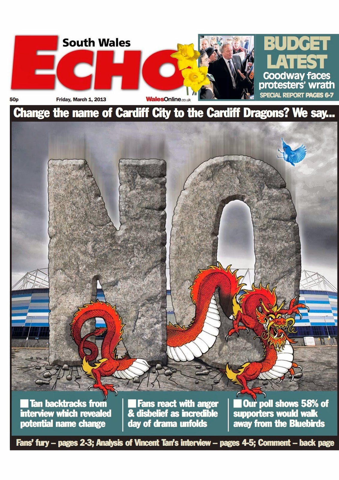 Sands Media Services: Six powerful regional newspaper front pages