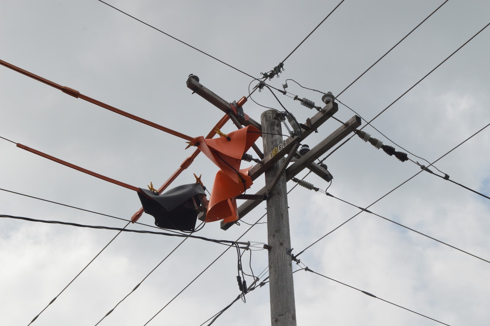 Industrial History: ComEd replacing a pole
