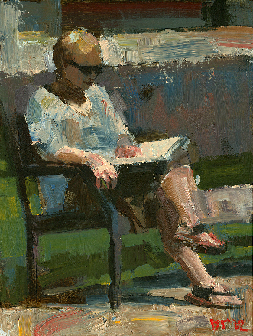 DARREN THOMPSON FINE ART: Reader #49