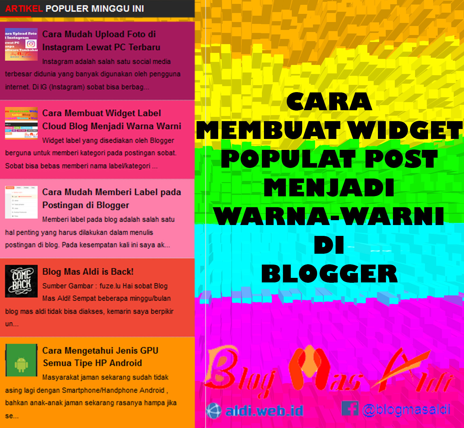 Cara Membuat Widget Popular Post Menjadi Warna Warni di Blog - Blog Mas ...