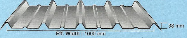 Supplier Bahan Bangunan: ATAP ALKA SINGLE 1000 | ZINCALUME | GALVALUME ...