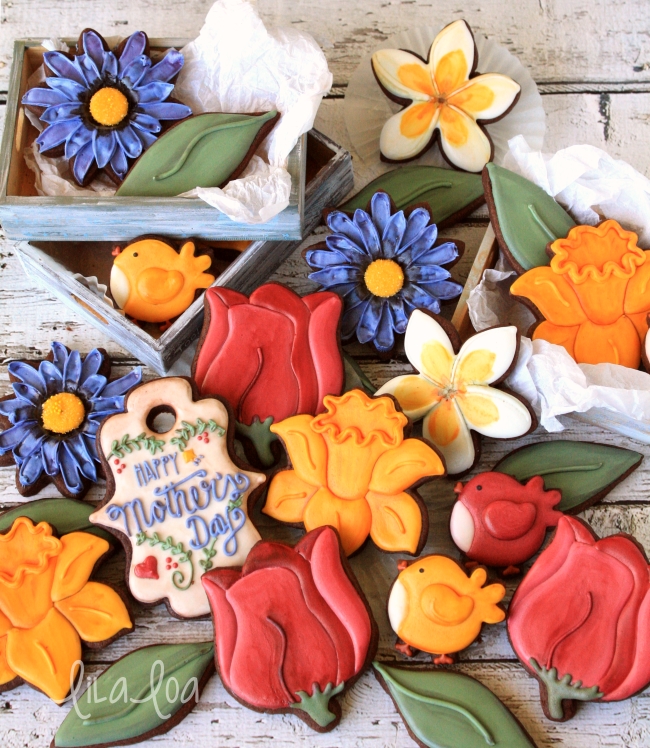 Decorated Daffodil Cookies