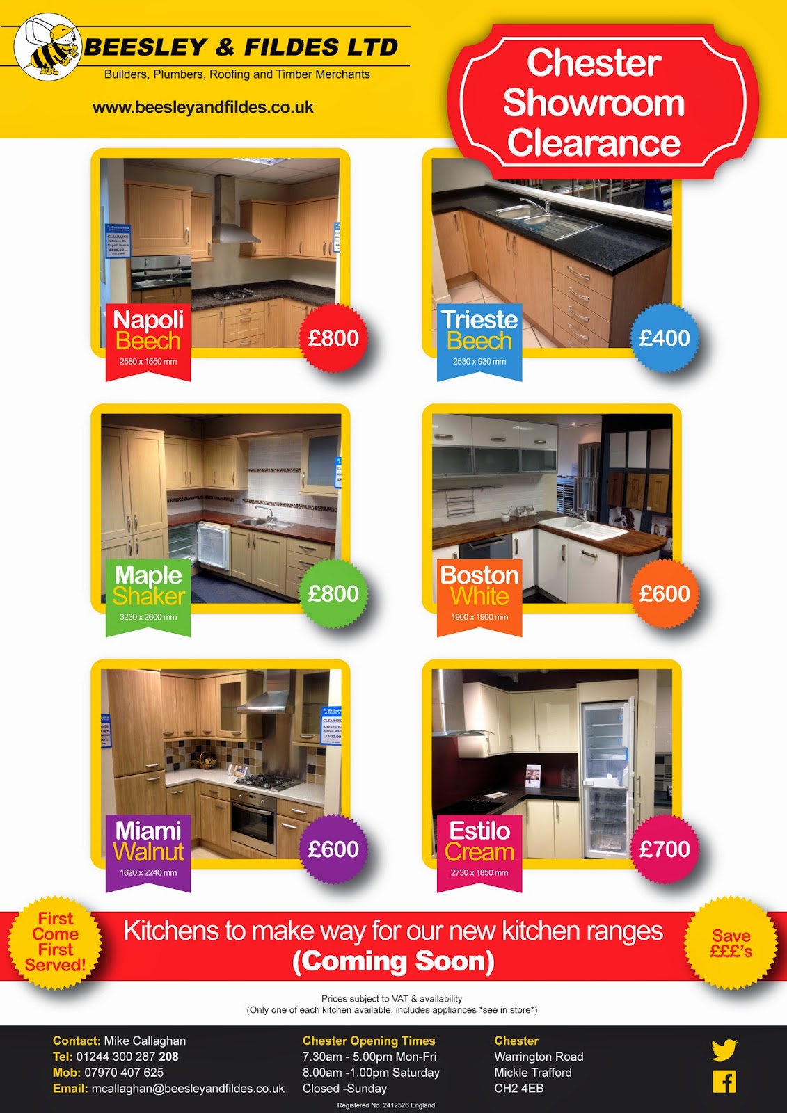 Beesley & Fildes Builders Merchants Ltd: May 2014