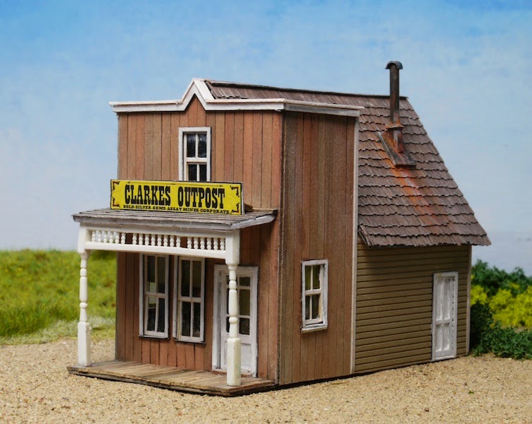 Trackside Scenery: Building the wild west