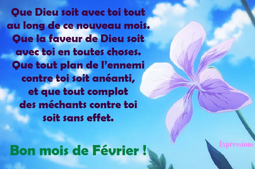 Expressions : Bon mois de Février