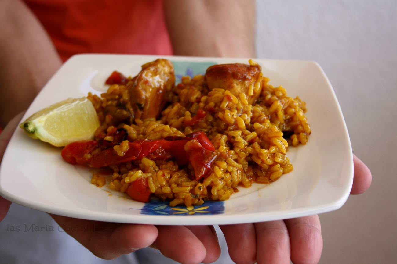 Paella de Pollo - Mari Cocinillas
