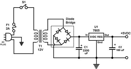 belajar elektro: Membuat Power Supply Trafo Step Down dan Power Supply ...