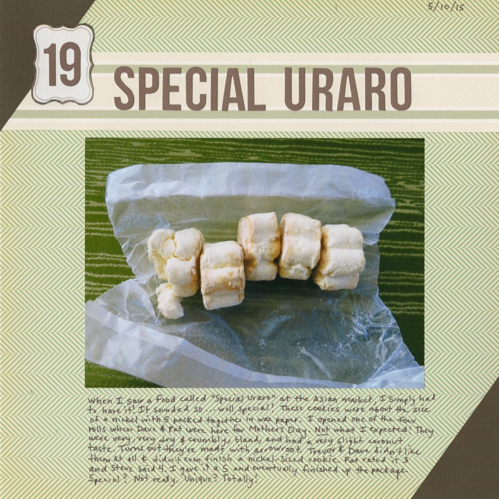 Cindy deRosier: My Creative Life: 43 New-to-Me ... #19 Special Uraro