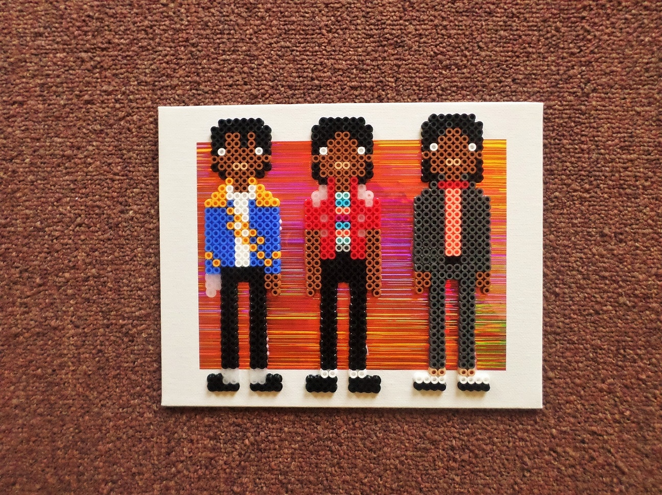Long Black Fingers : Michael Jackson Canvas Perler Beads