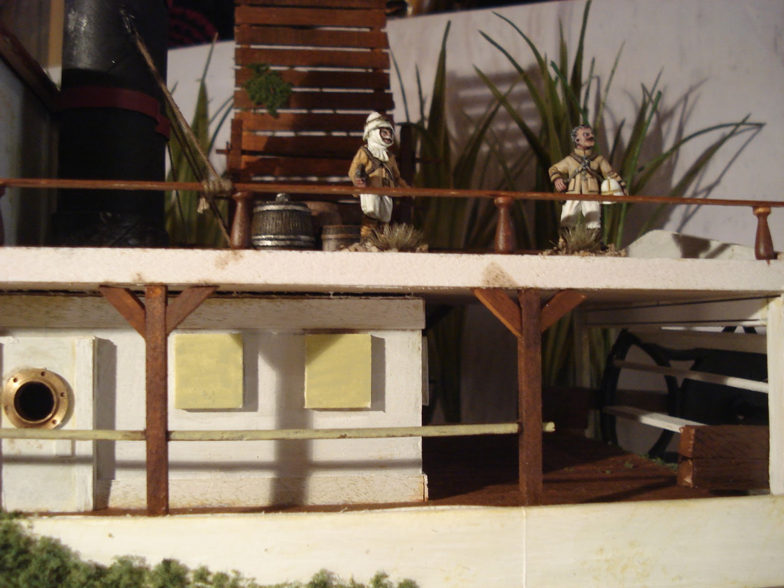 ESTALIA-WARGAMES: BARCO A VAPOR COLONIAL 28mm