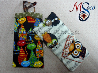 Patchwork Soco: Fundas de gafas y Bolsa de playa