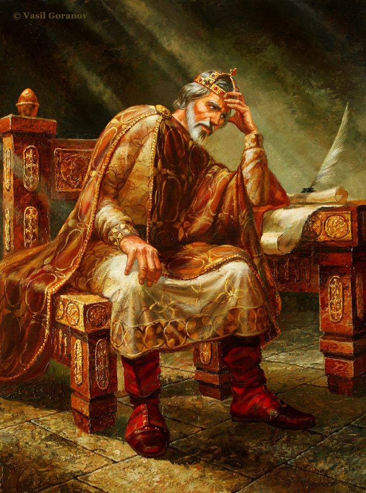 ΑΠΑΝΤΑ ΟΡΘΟΔΟΞΙΑΣ: ЦАР САМУИЛ маслени бои, платно Васил Горанов TZAR SAMUIL