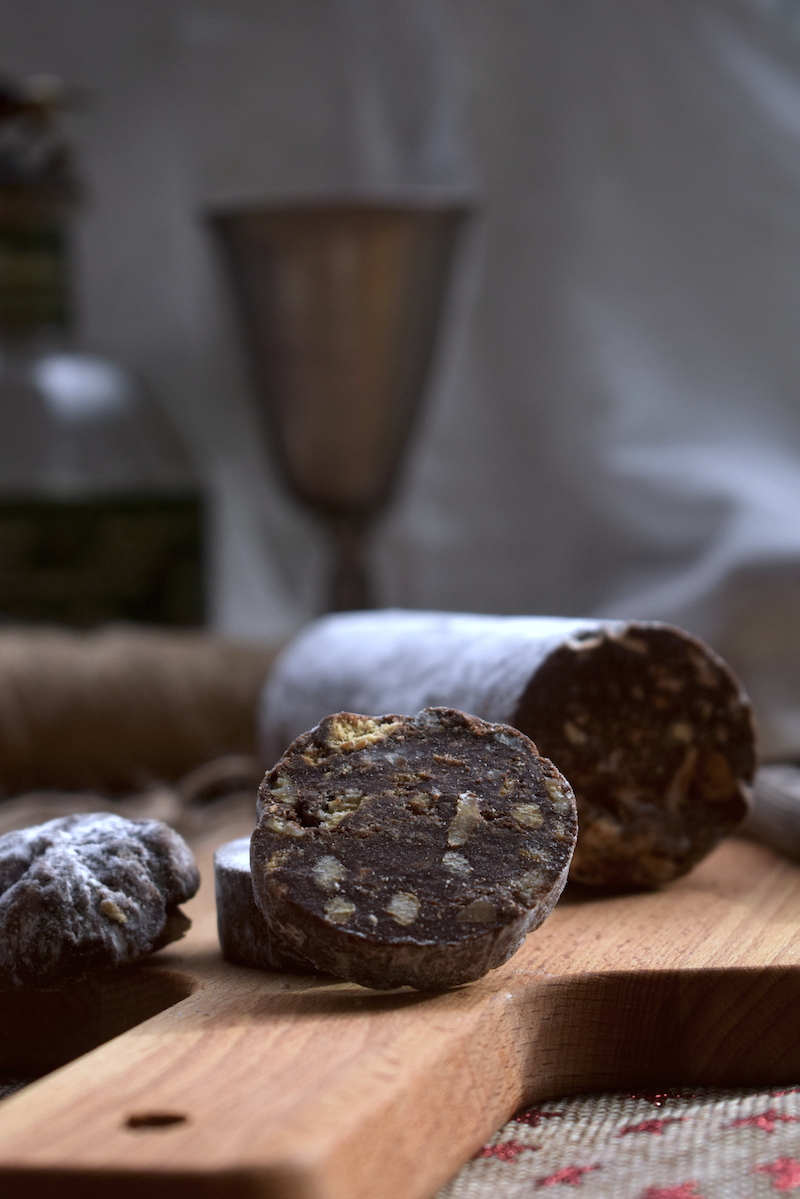 Salami de chocolate. - Lavanda Cakes