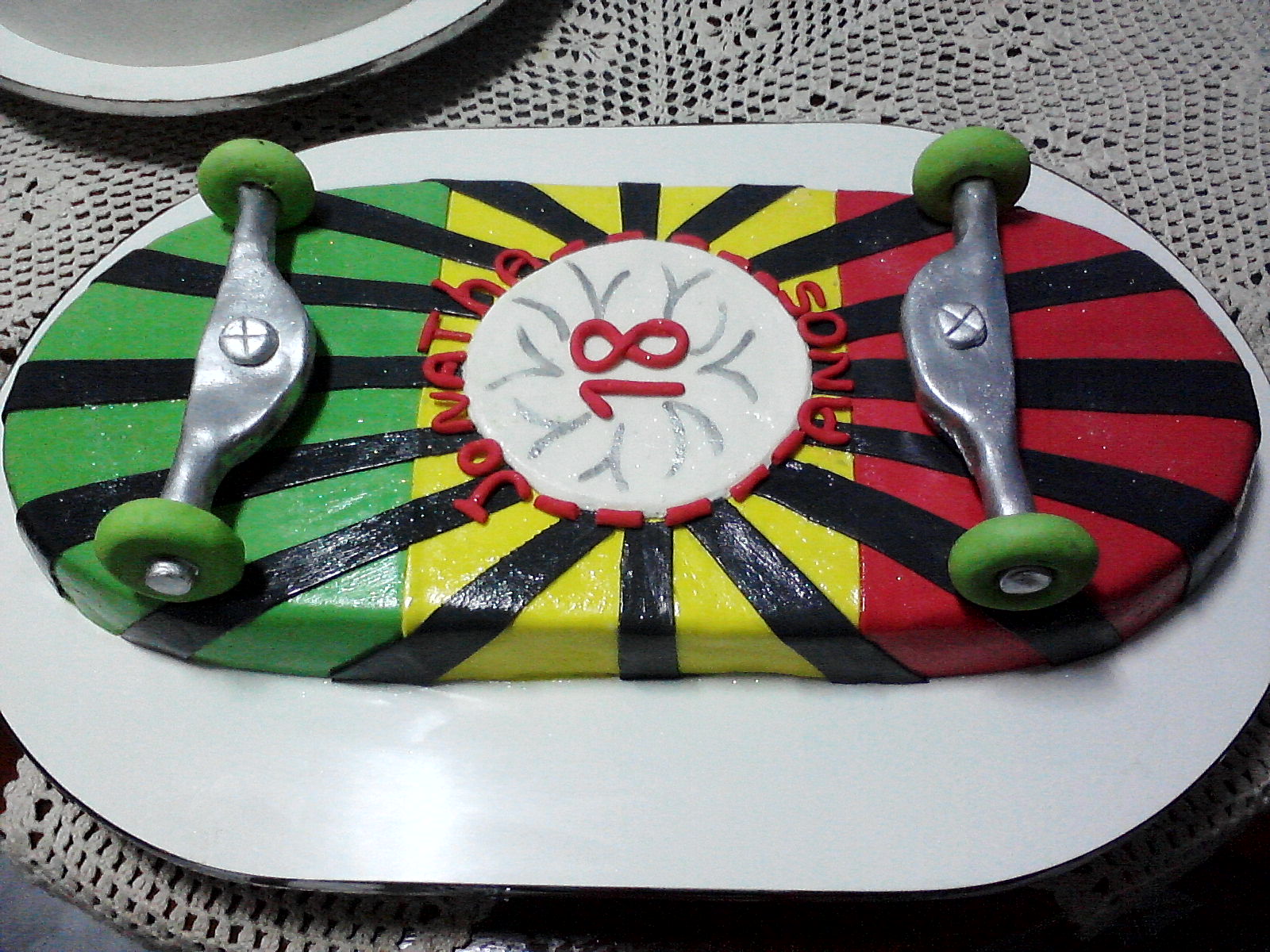 Ane Bolos Decorados: Bolo Skate