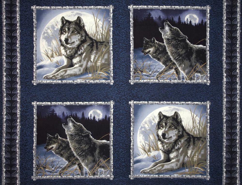 Mama Spark's World: Wolf Quilt Up For Auction to Benefit Wolf Haven
